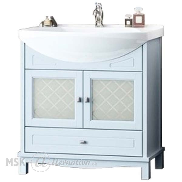 Тумба под раковину Opadiris Омега 75 голубой - купить в магазине сантехники в Москве 💥 MSK ...