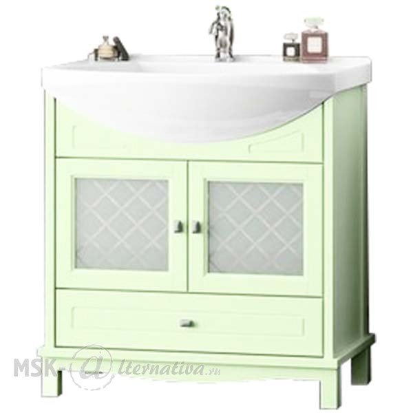 Тумба под раковину Opadiris Омега 75 фисташковый - купить в магазине сантехники в Москве 💥 MSK ...