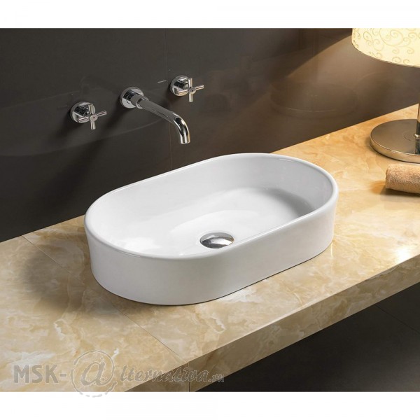 Раковина накладная CeramaLux 9025-1 - купить в магазине сантехники в Москве 💥 MSK-Alternativa