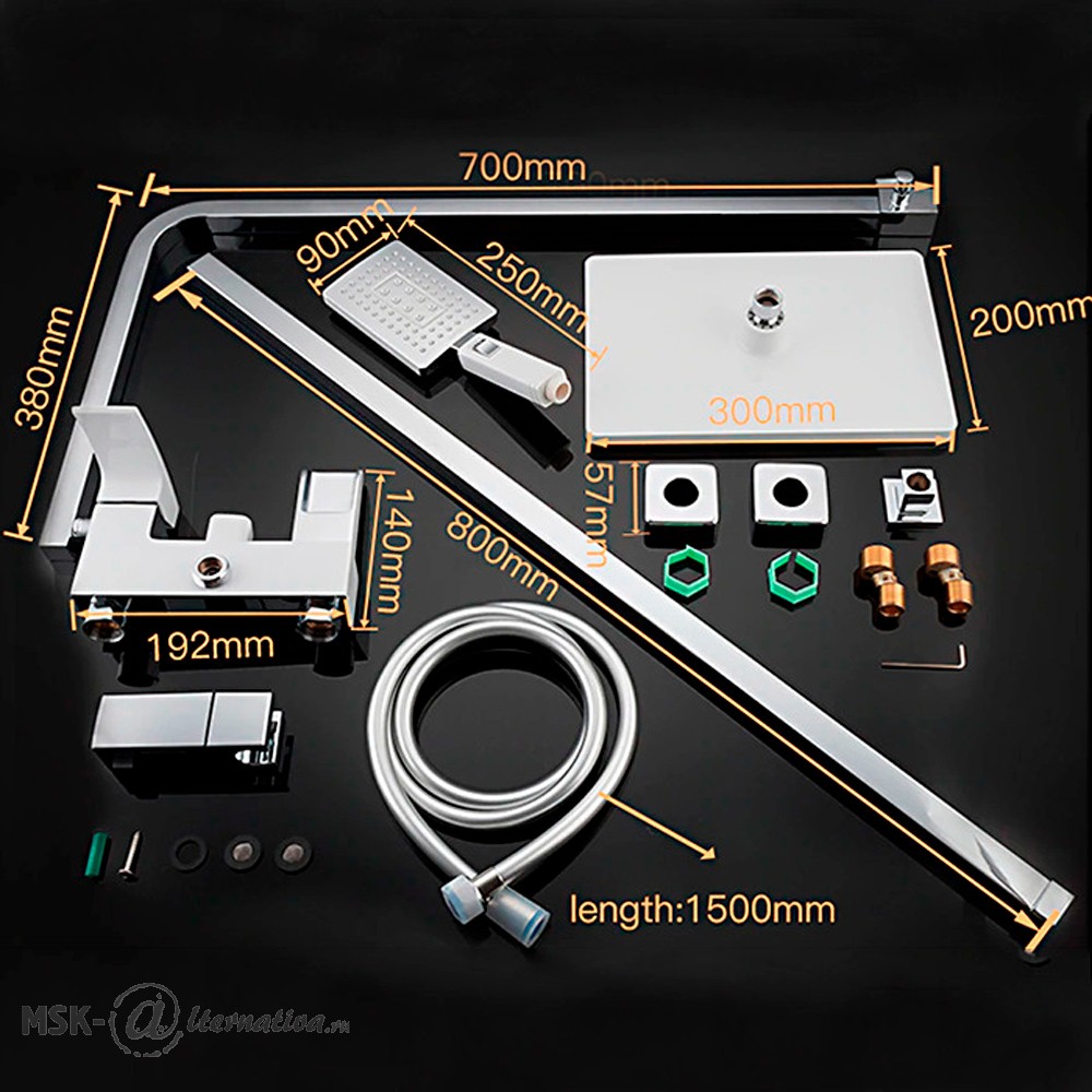 Душевая система Gappo Jacob G2407-30 - купить в магазине сантехники в Москве 💥 MSK-Alternativa